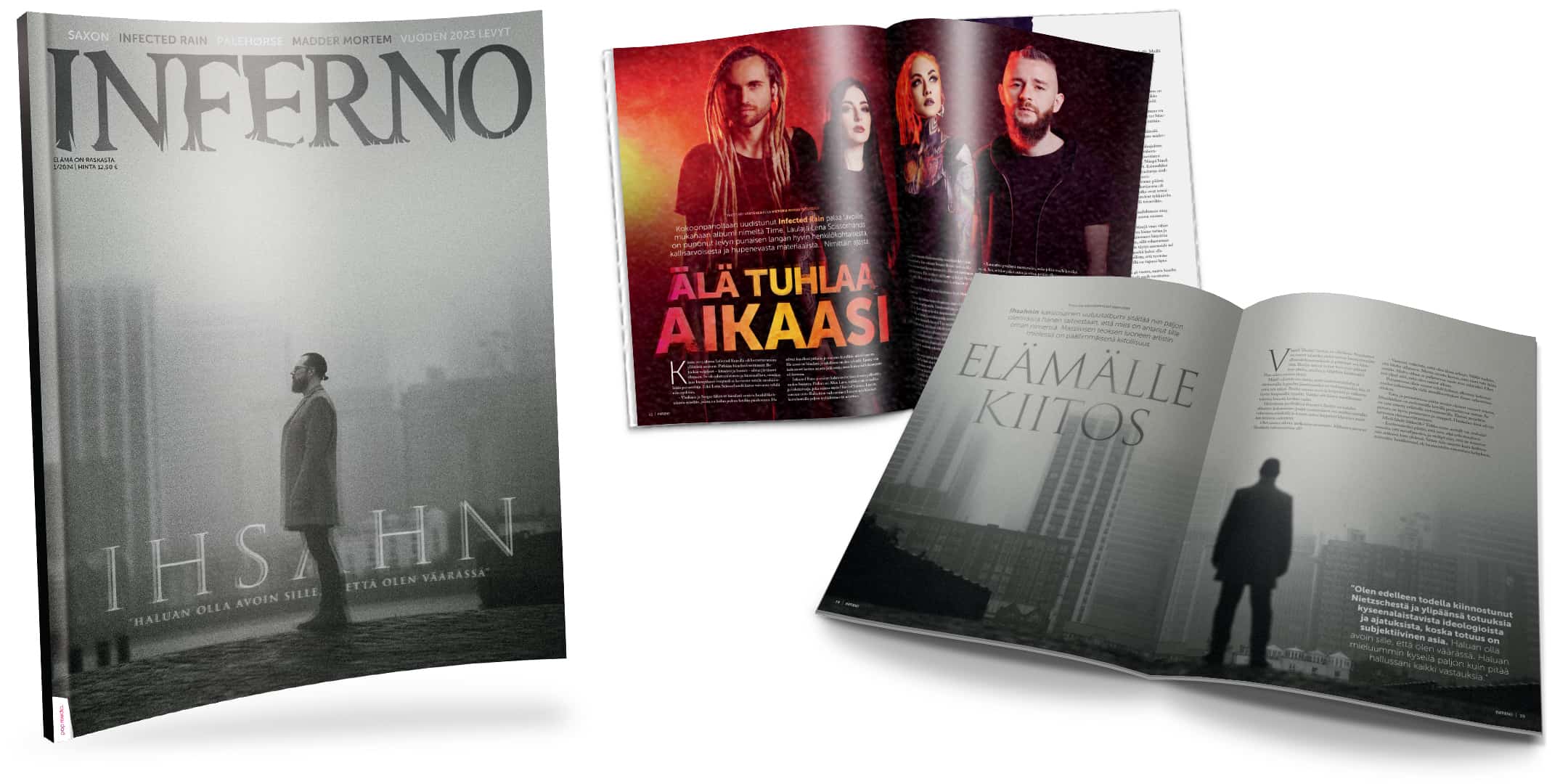 Inferno 1/2024: Ihsahn, Saxon, Infected Rain, Palehørse, Madder Mortem ...