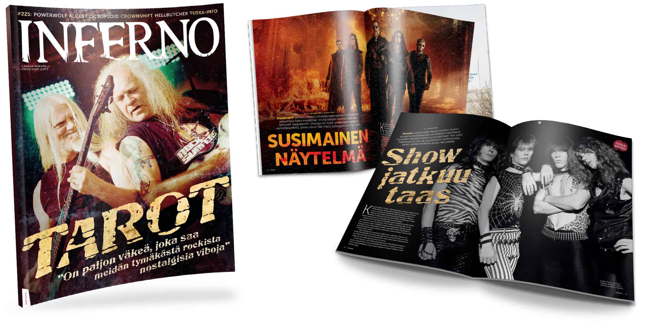 Inferno 6/2024: Tarot, Powerwolf, Alcest, Crownshift, Octoploid, Per ...