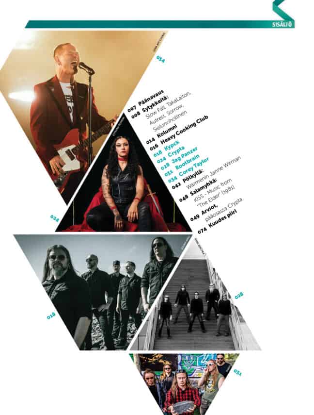 Inferno 7/2023: Corey Taylor, KYPCK, Jag Panzer, Rootbrain, Crypta ...